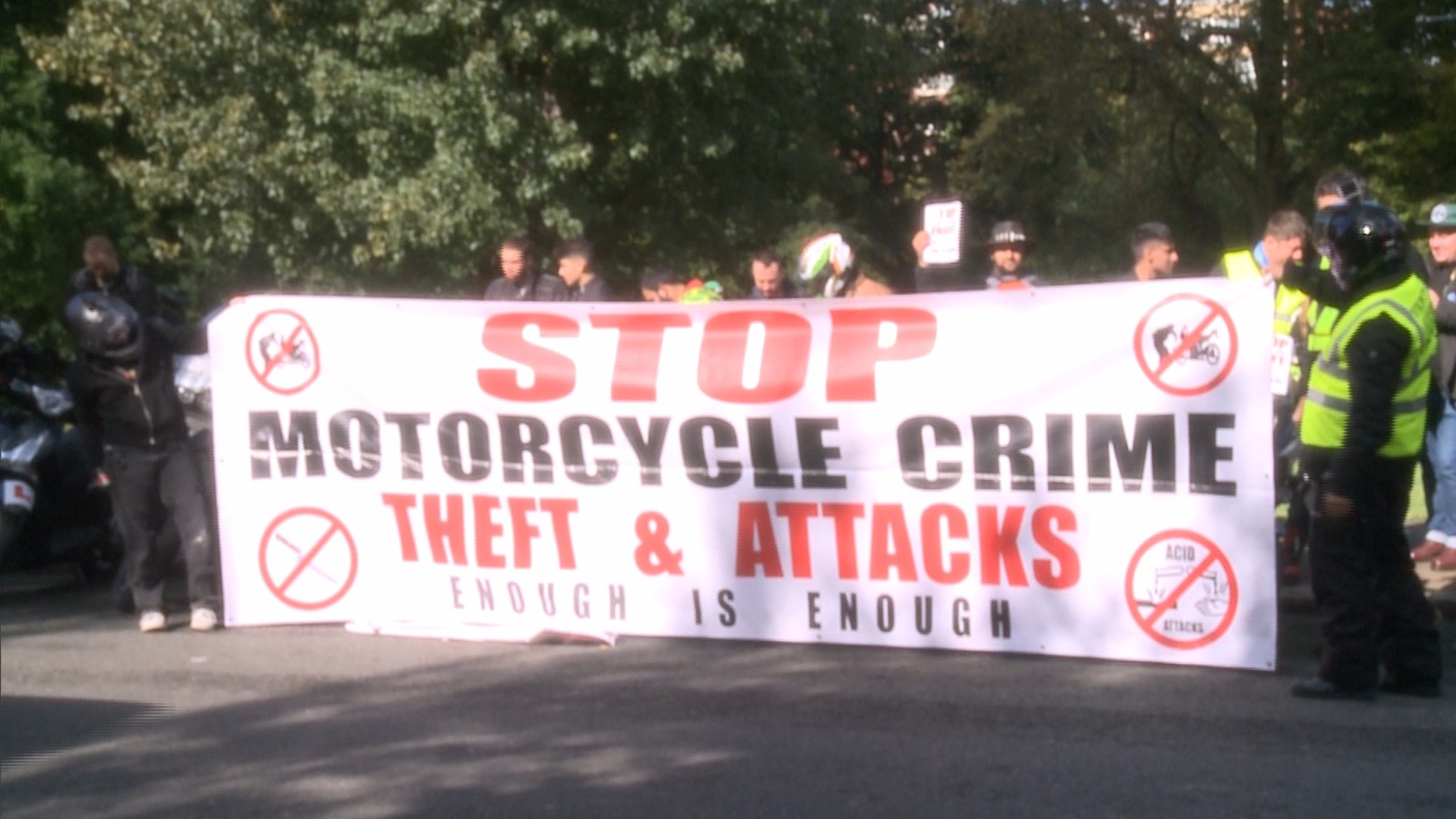 Bikers call for action on motorcycle thefts | ITV News London