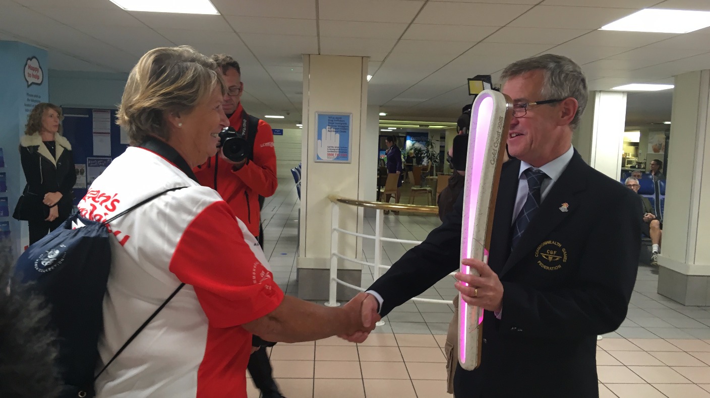 Queen's Commonwealth Baton arrives in Jersey | ITV News Channel