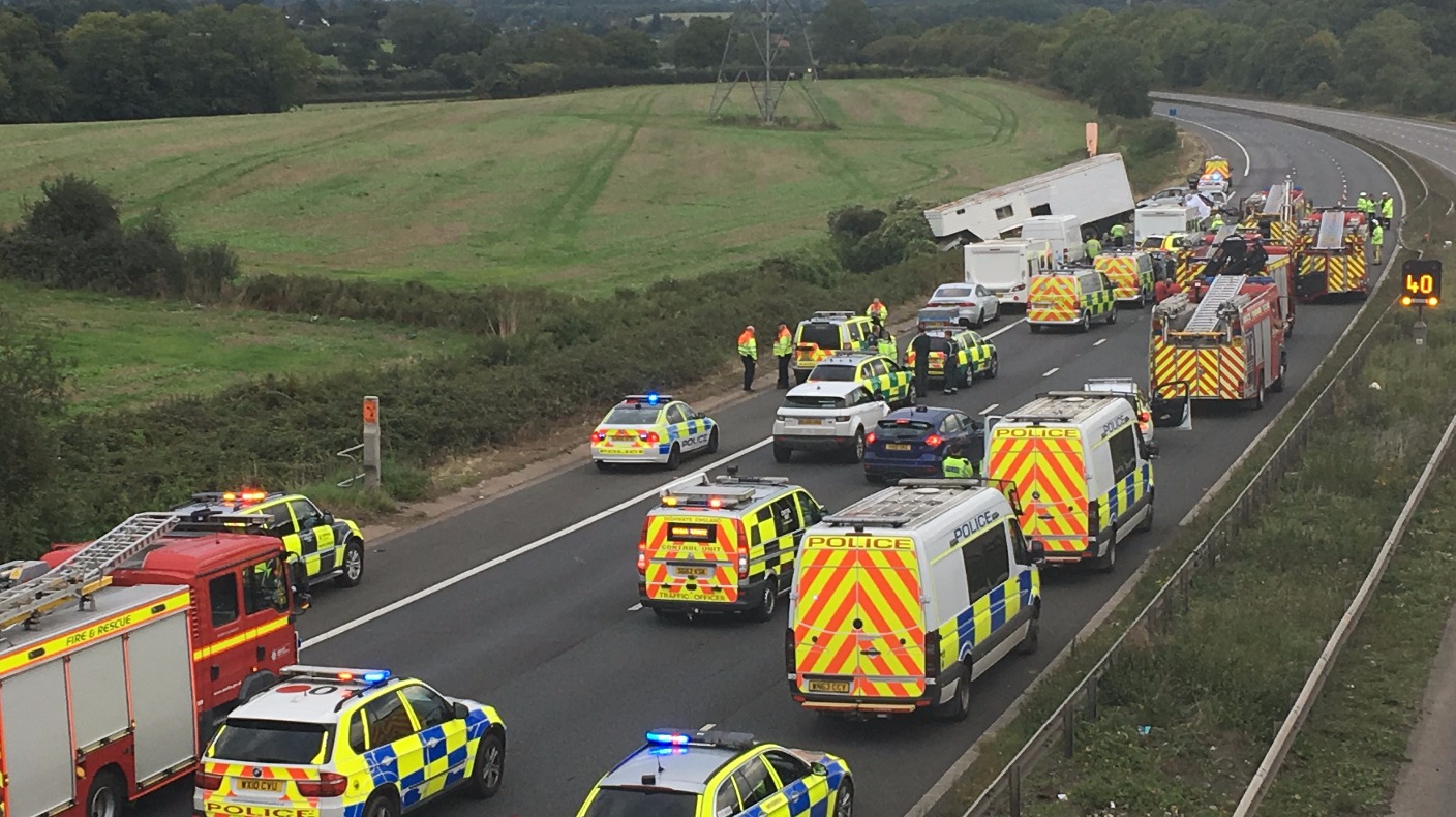 First aiders describe tragic M5 crash | ITV News West Country