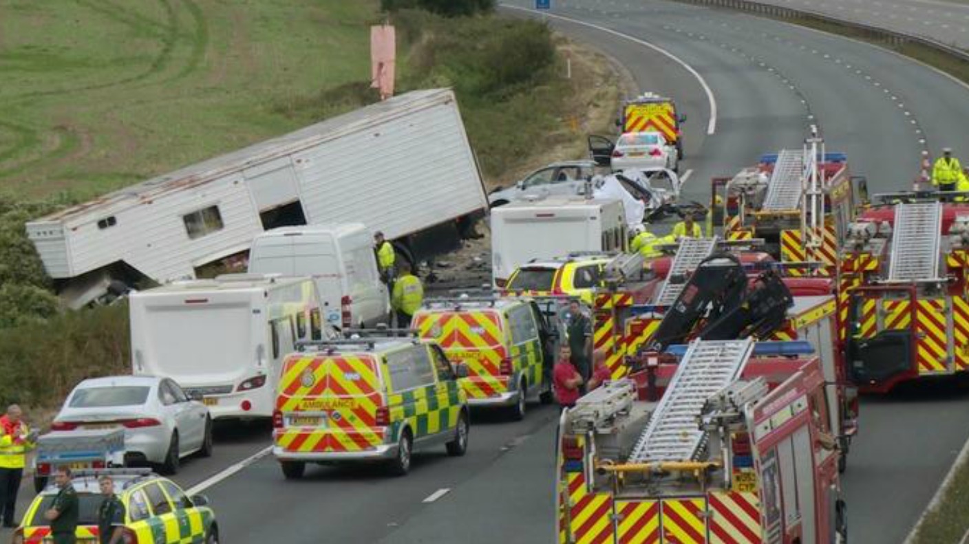 M5 reopens after 'harrowing' crash which killed four people | ITV News ...