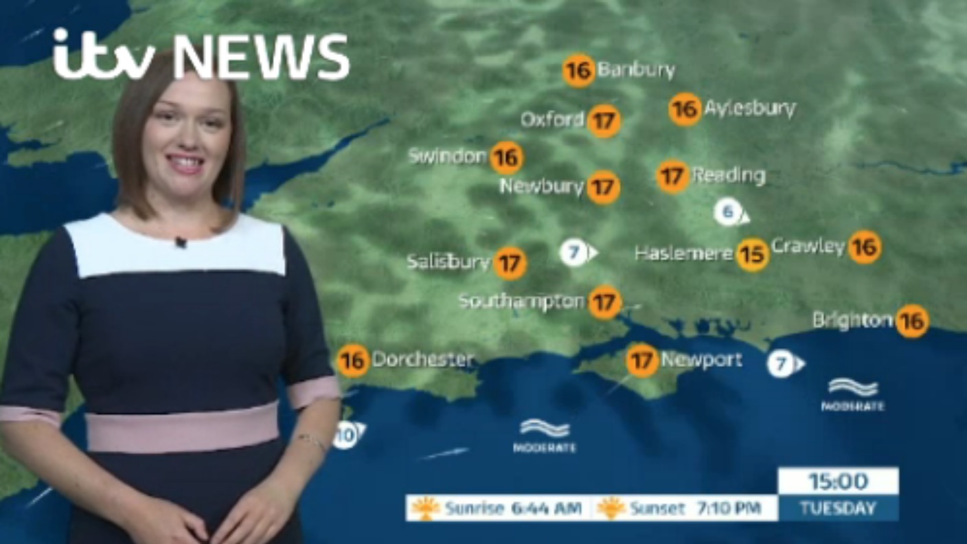 Tuesday's forecast for west of region | ITV News Meridian