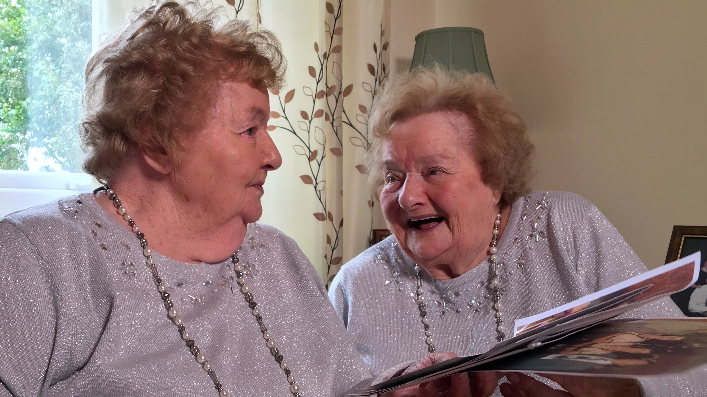 'We've never argued!' - 90 year old identical twins share their secret ...