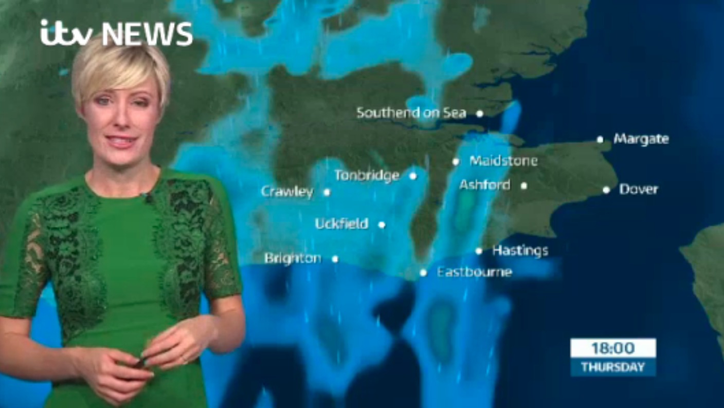 Thursday evening's weather for the east of the region | ITV News Meridian