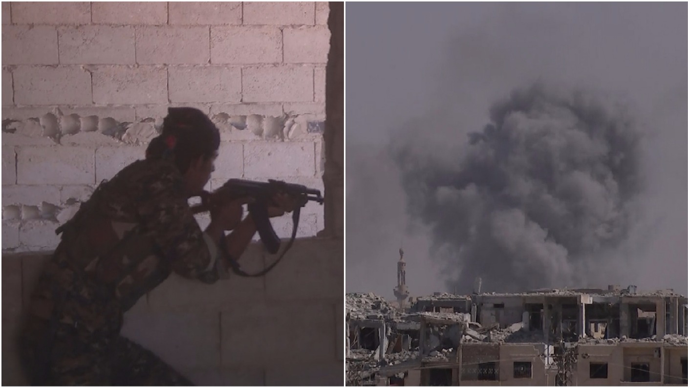 Battle for Raqqa: ITV News on the frontline with liberating forces ...