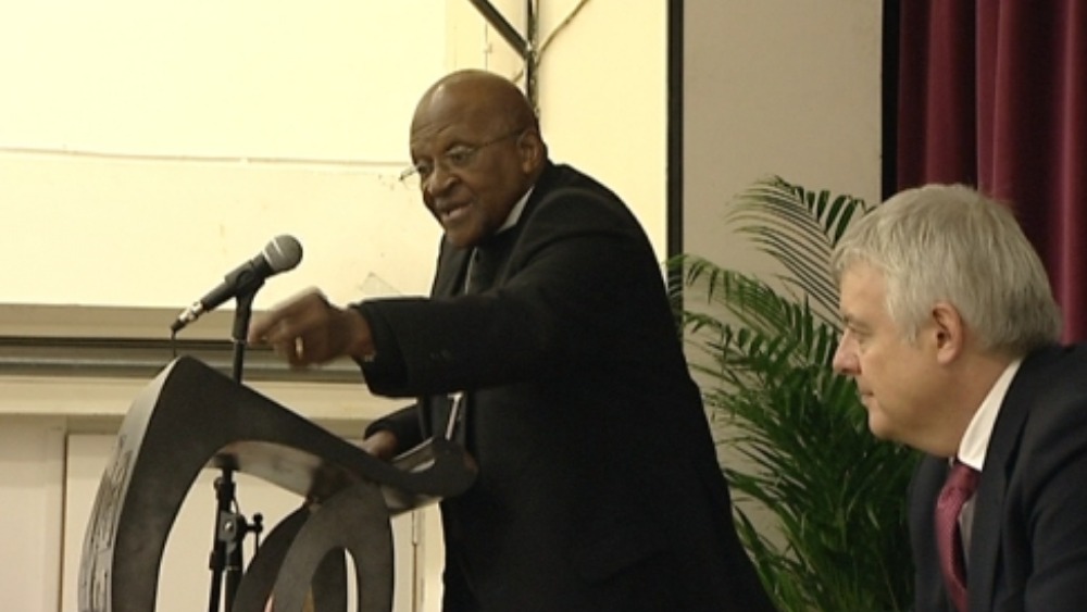 Archbishop Tutu visit celebrates Welsh links with Africa | ITV News Wales