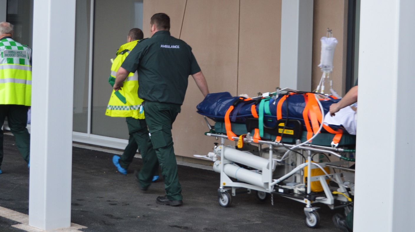 NHS test run patient transfer from old to new DGRI | ITV News Border