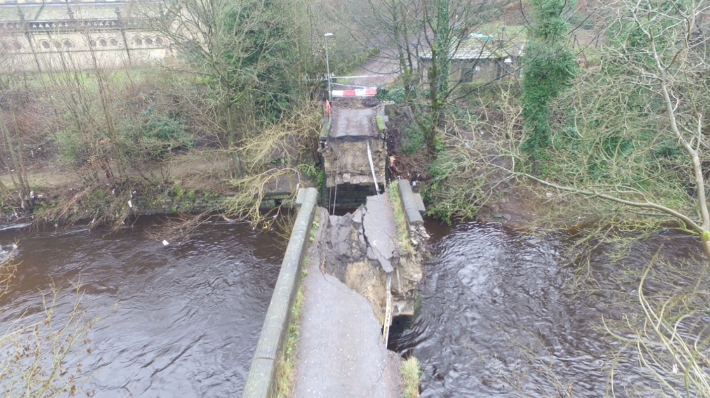 Why Calderdale bridge destroyed by Storm Eva has been renamed 'Wilson ...