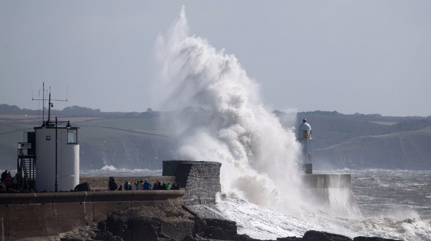 Storm Brian: 'Coastal flood warnings possible' | ITV News Wales