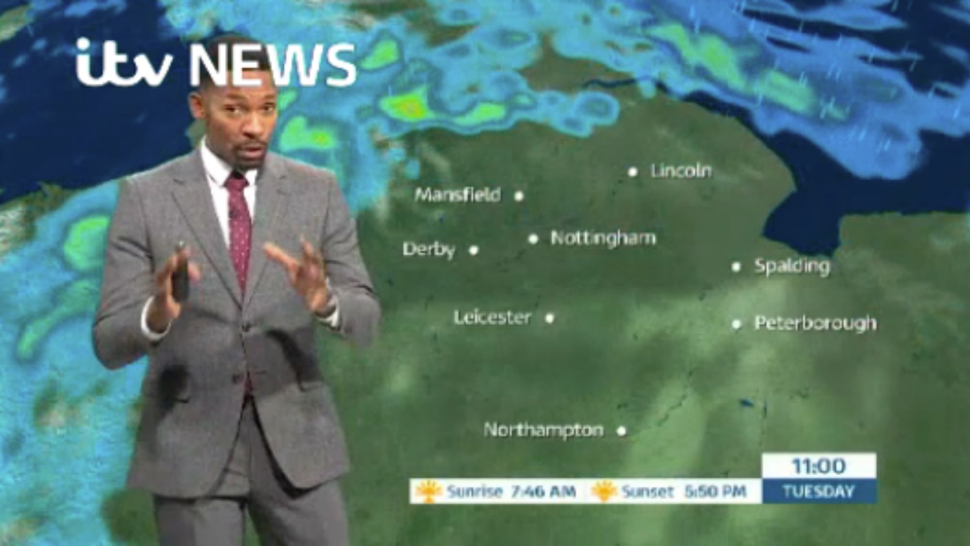 East Midlands Weather: Rain tomorrow morning | ITV News Central
