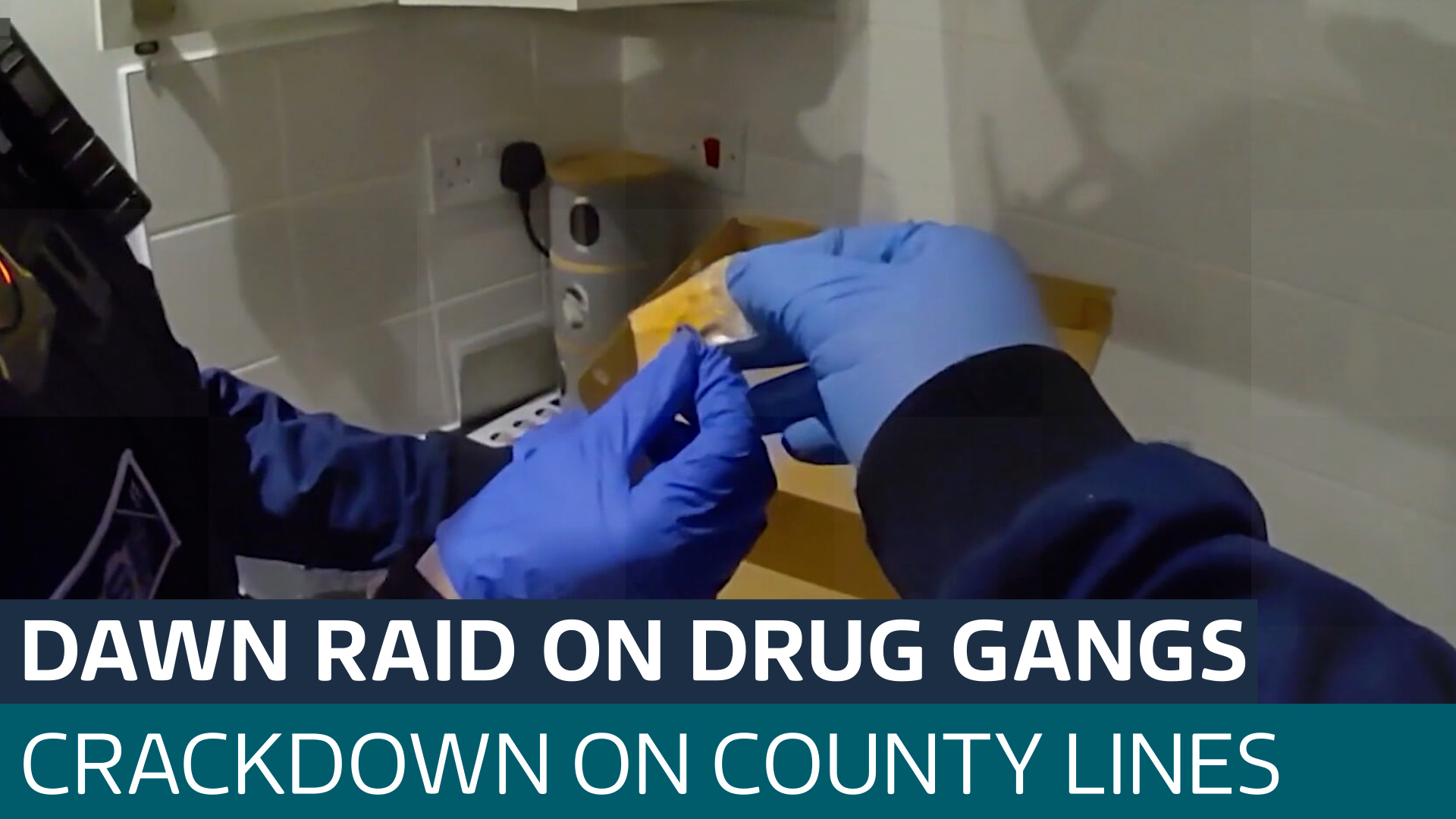 On the frontline of a Met dawn raid breaking apart drug gangs turning ...
