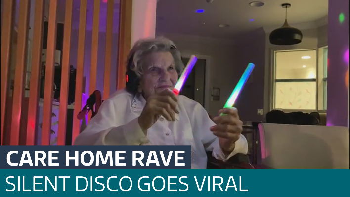 Care home's silent disco rave racks up nearly seven million views on ...