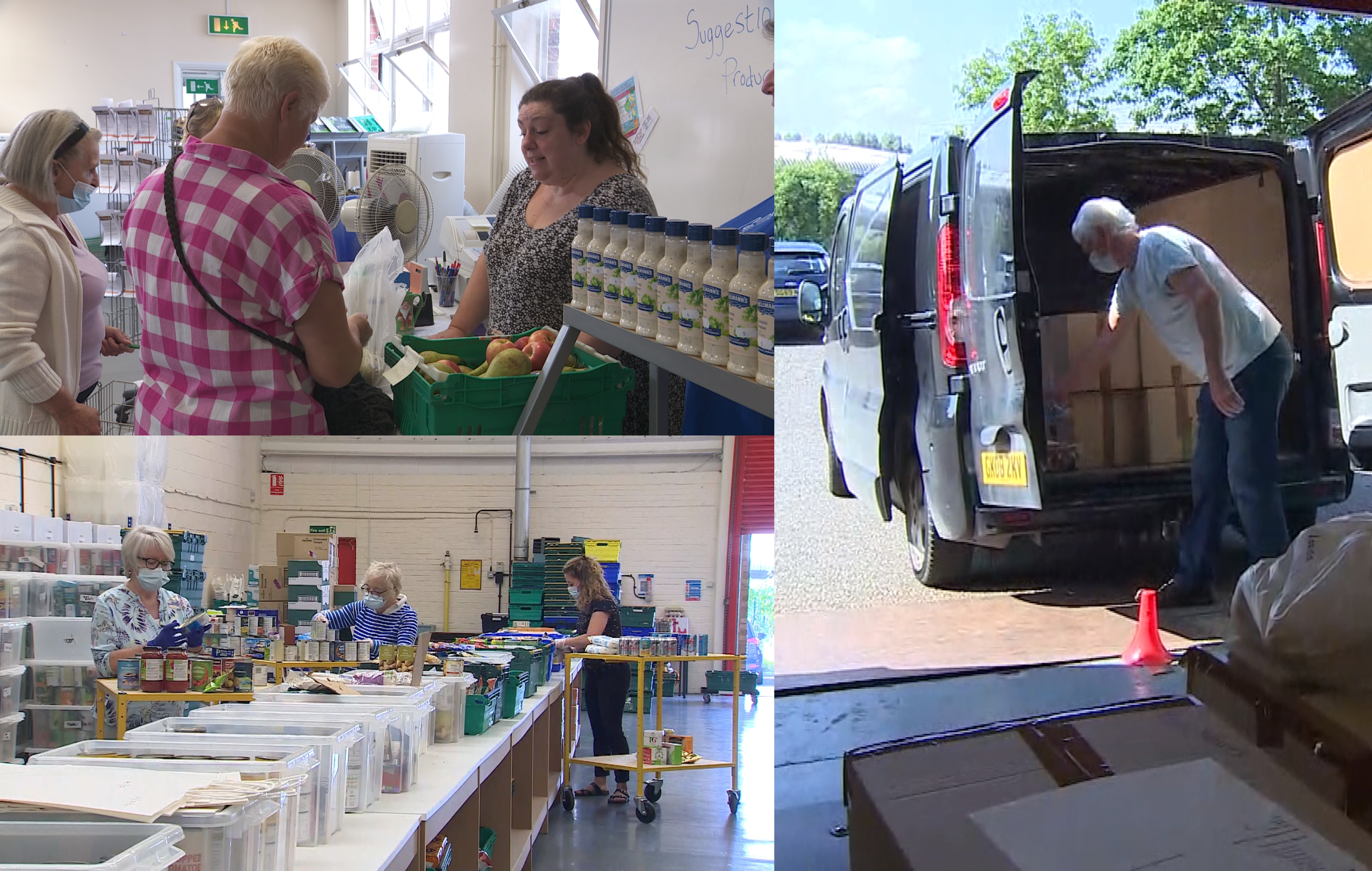 Foodbanks across the region under pressure as demand rockets during the ...