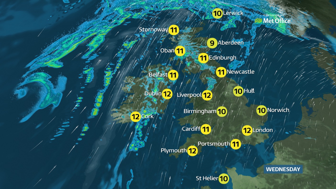 Weather: mild but windy with some rain | ITV News