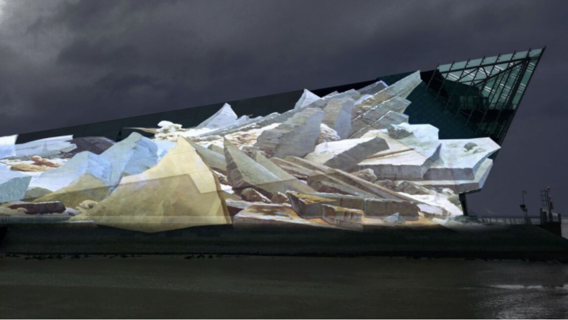 Floe: this weekend's light projection at The Deep in Hull | ITV News ...