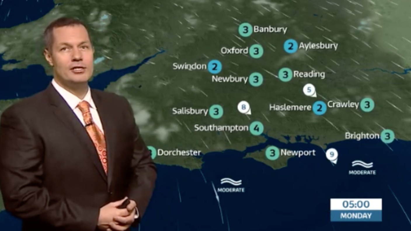 Forecast for tonight and tomorrow in west of region | ITV News Meridian