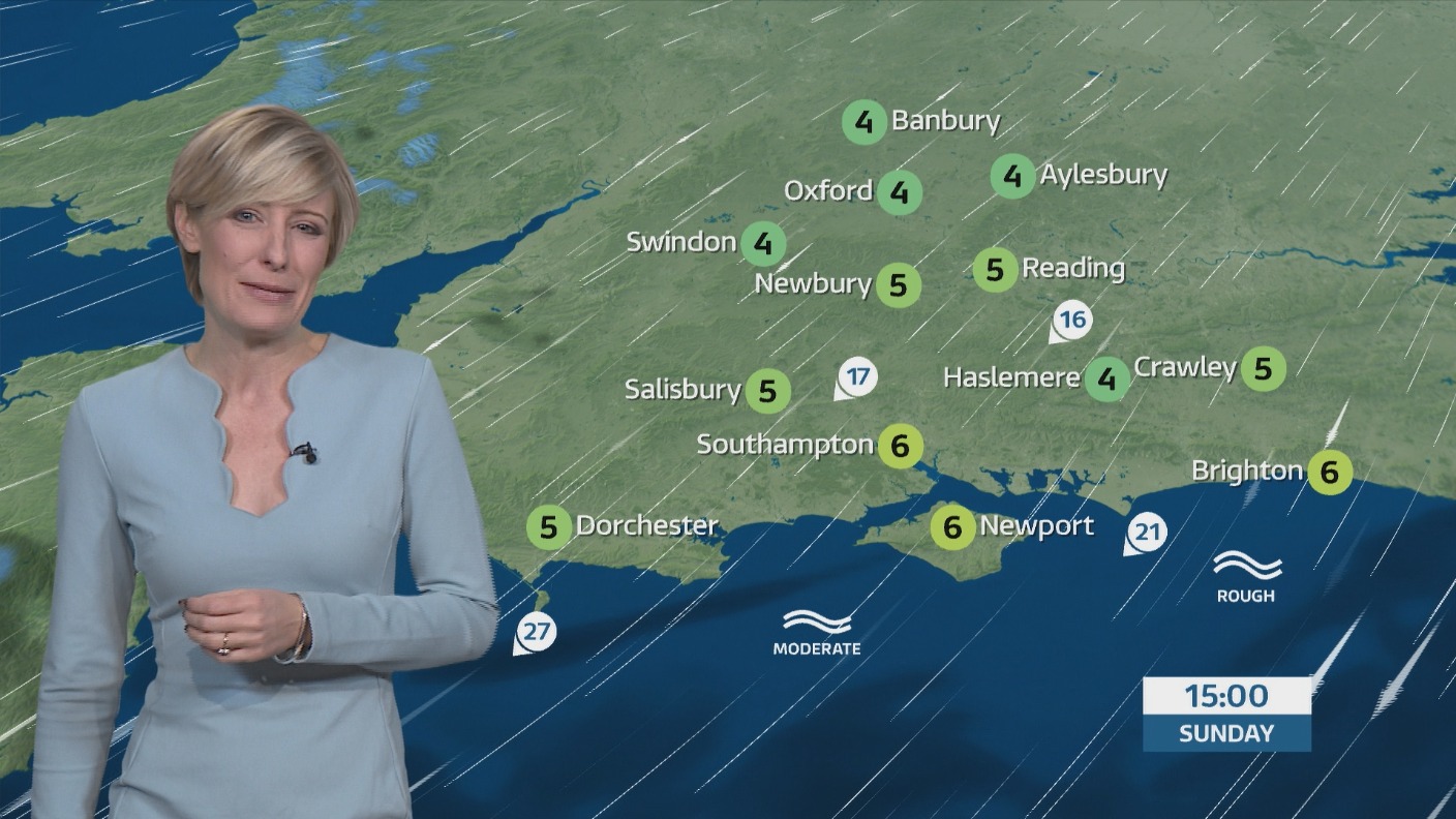 Sunday's weather for the south and Thames Valley | ITV News Meridian
