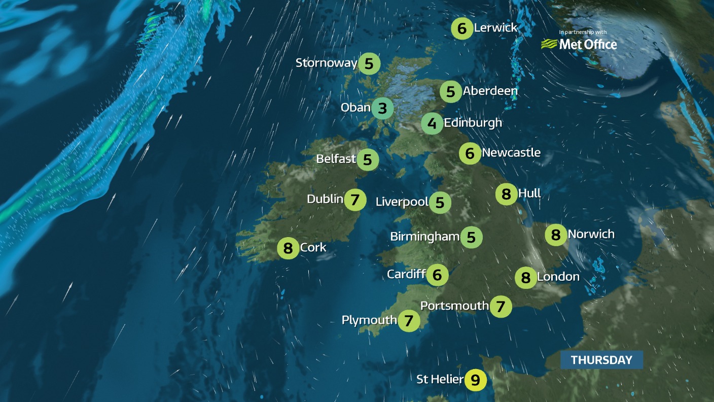 Weather: a mostly dry day with some patchy rain in the east | ITV News