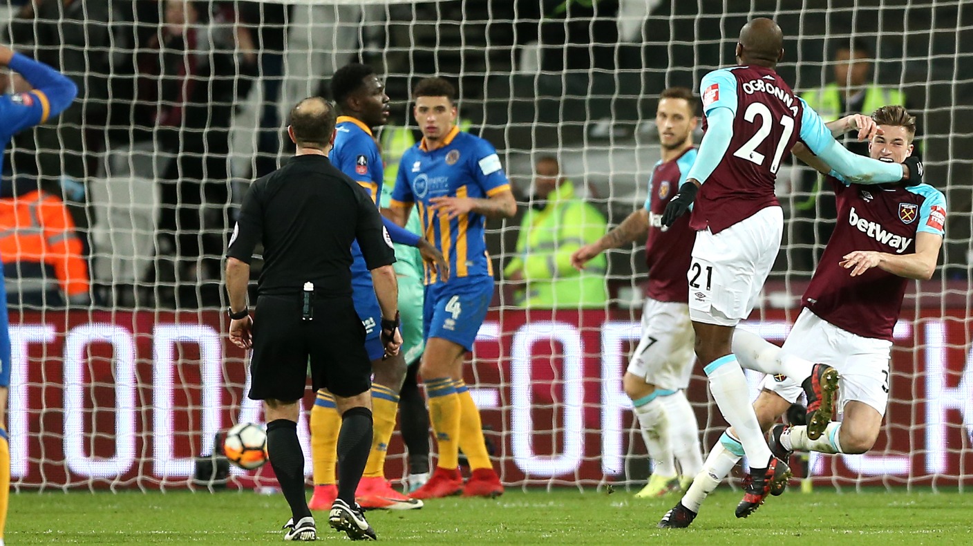 Reece Burke scores in the 112th minute as West Ham sneak past League ...