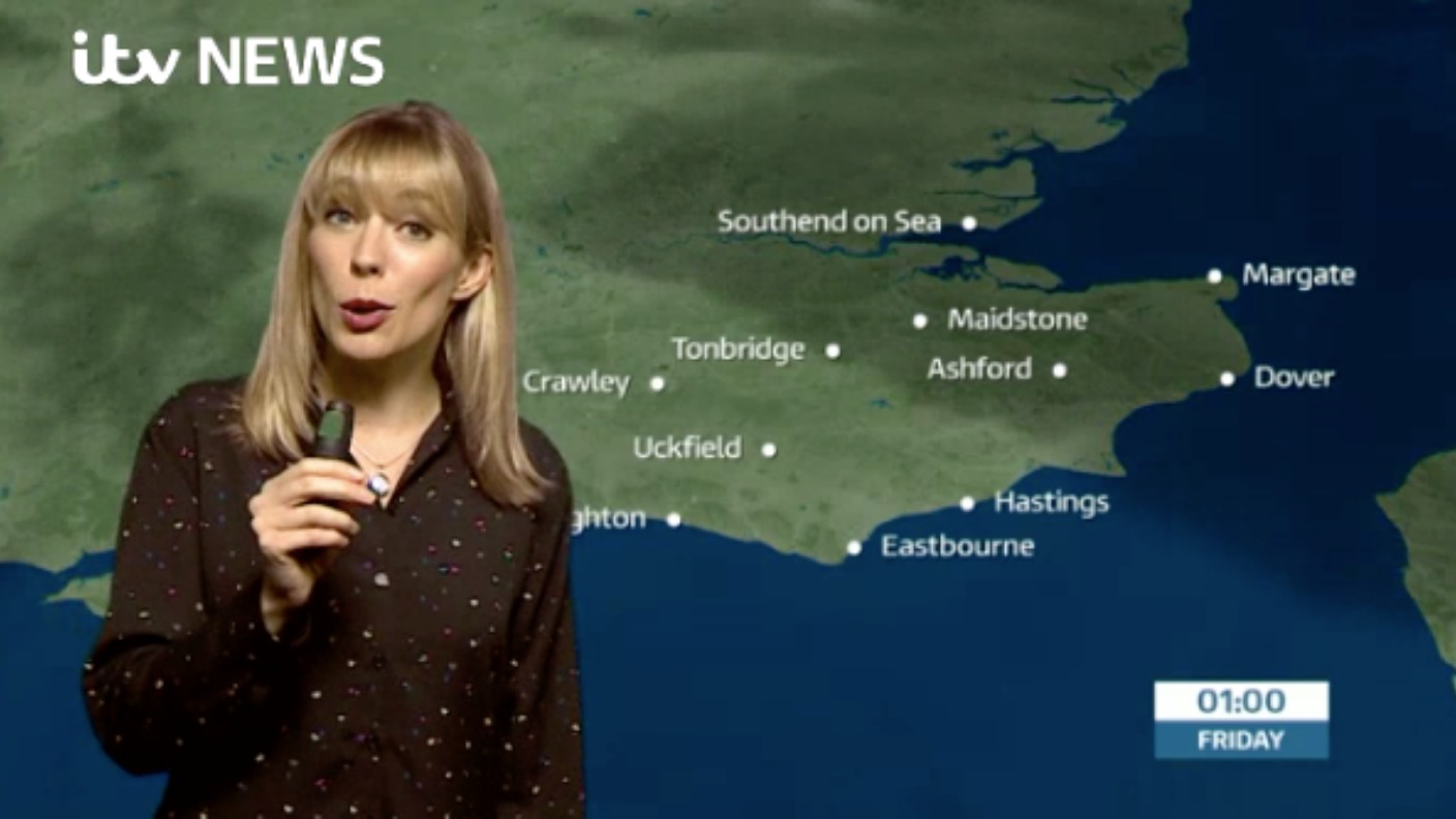 Thursday night's weather for the east of the region | ITV News Meridian
