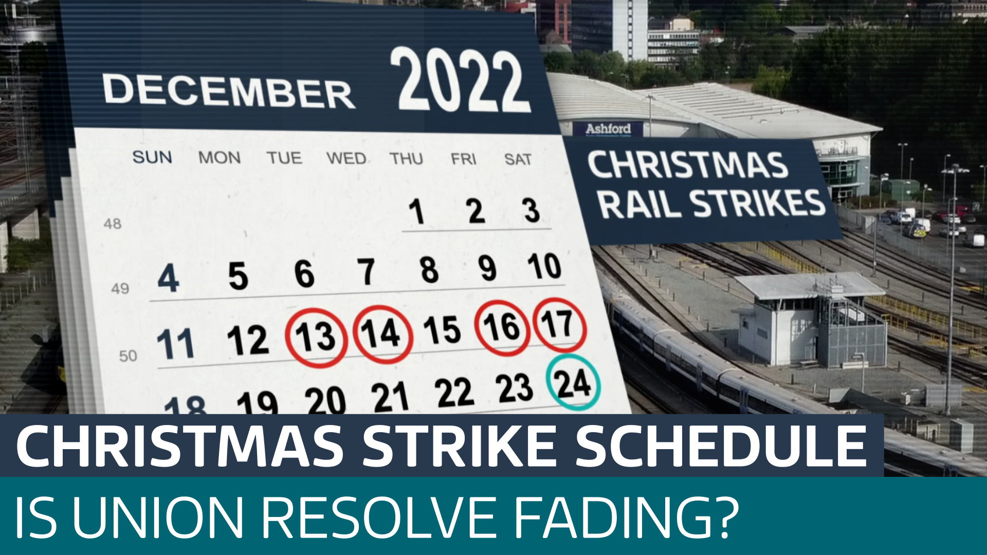 Christmas strikes calendar: Is there an end in sight? - Latest From ITV ...