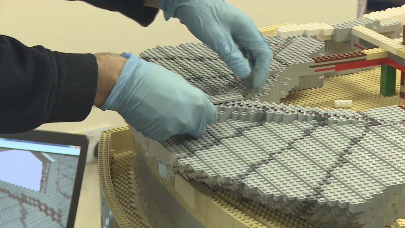 Building the world's most famous landmarks...in lego | ITV News Meridian