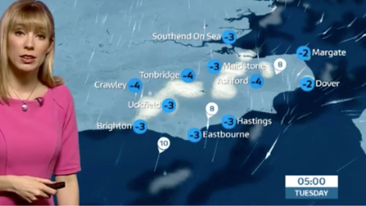 Holly's latest cold weather forecast for the east | ITV News Meridian