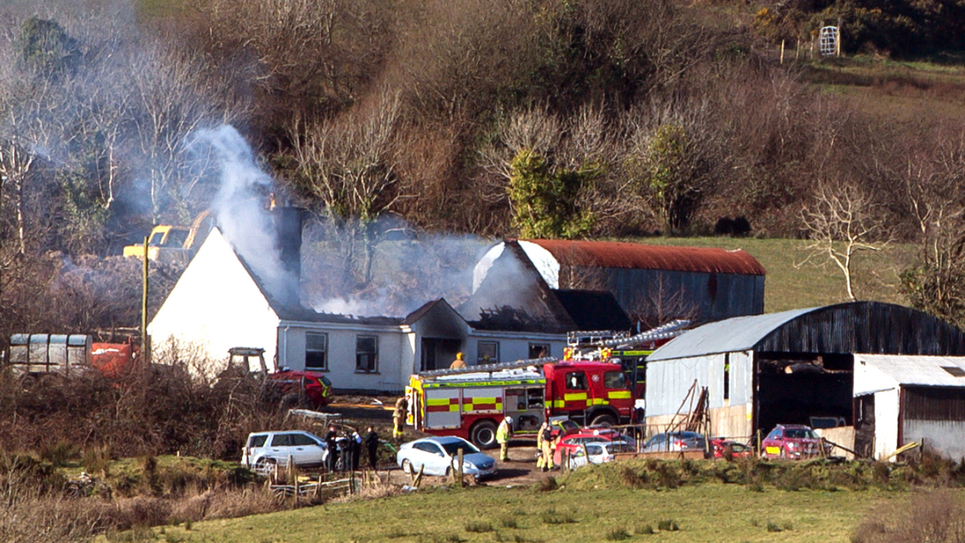 Man held on suspicion of murder as three killed in fire | UTV | ITV News