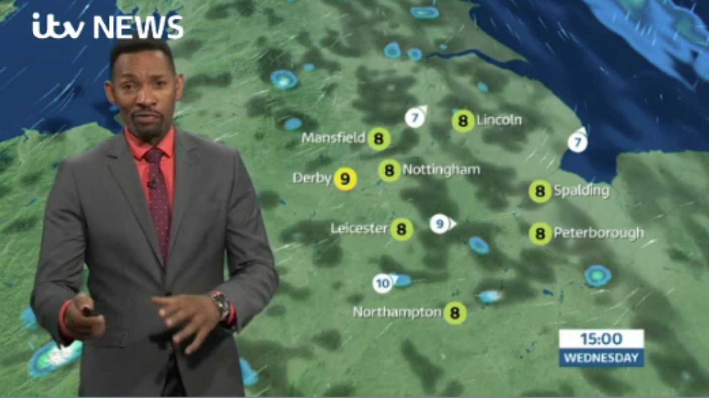 East Midlands Weather: Sunny spells, showers possible | ITV News Central