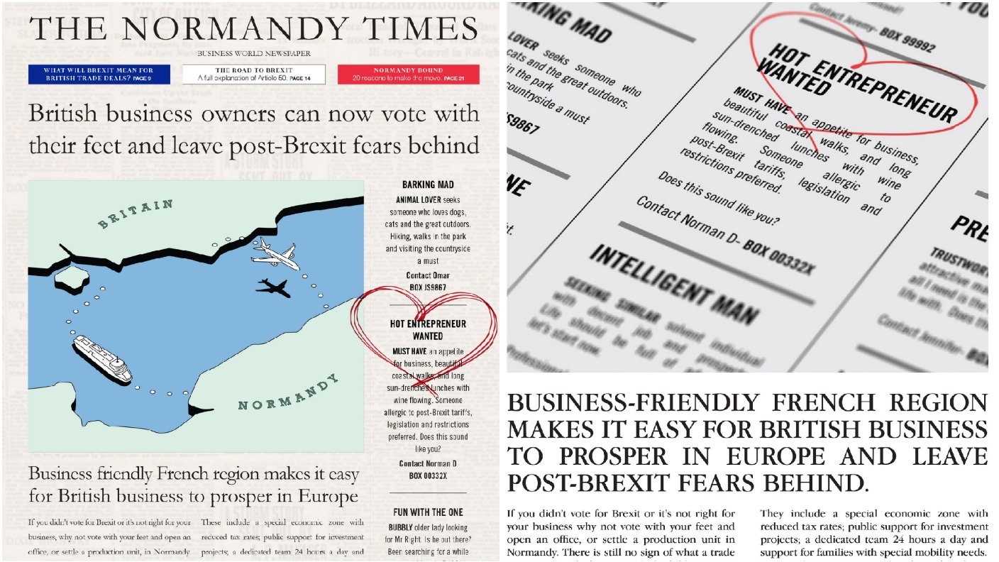 French Brexit adverts banned from London Underground | ITV News