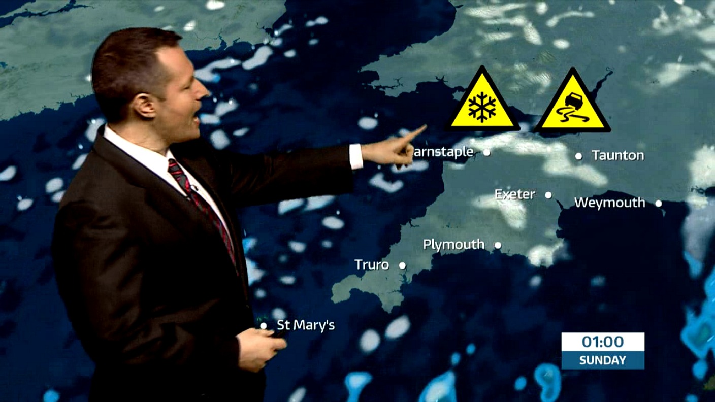 Snow, ice and sub zero temperatures overnight | ITV News West Country