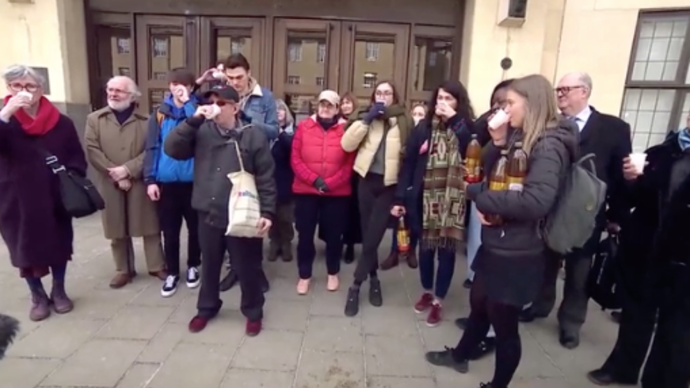 Toast in memory of Connor Sparrowhawk and Teresa Colvin | ITV News Meridian
