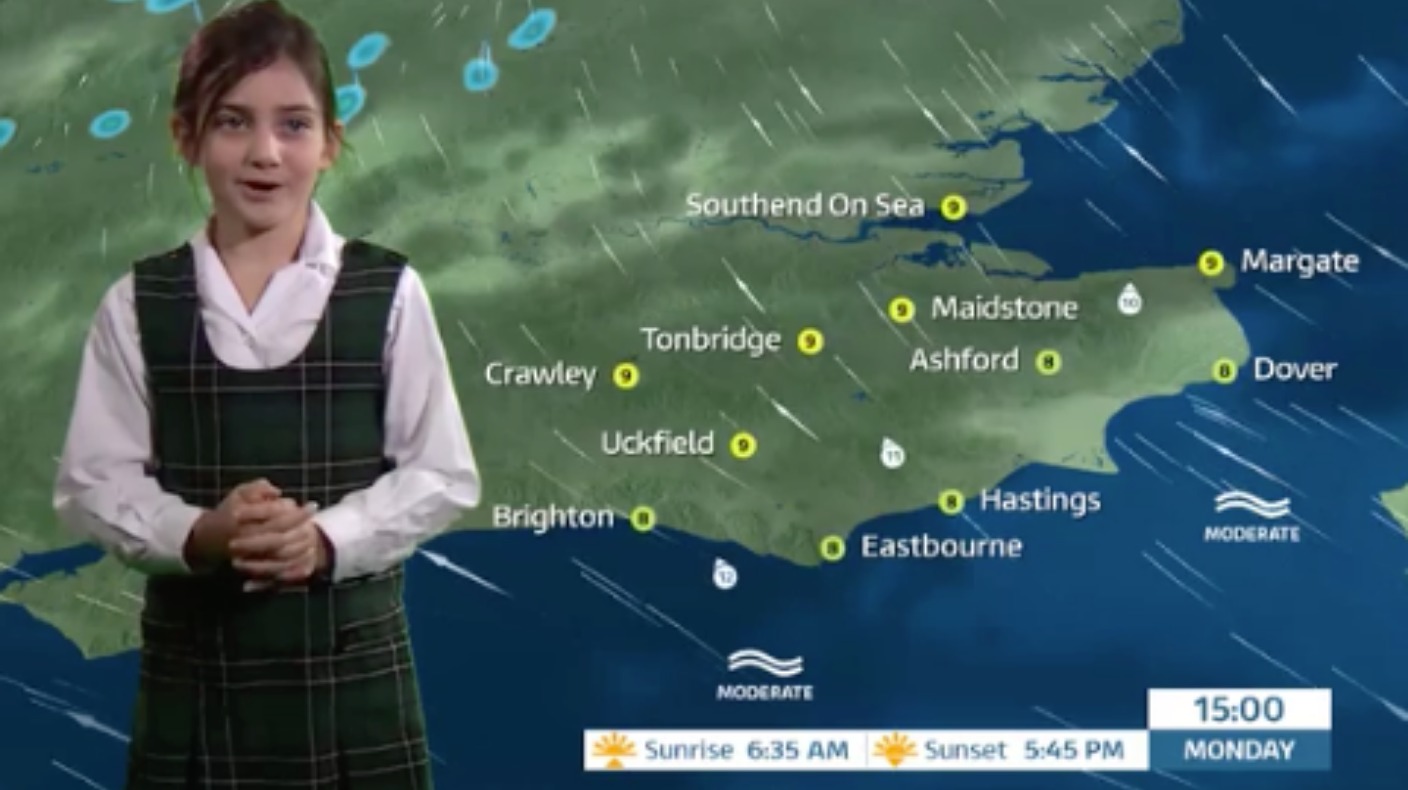The weather girls have learned from Holly! | ITV News Meridian