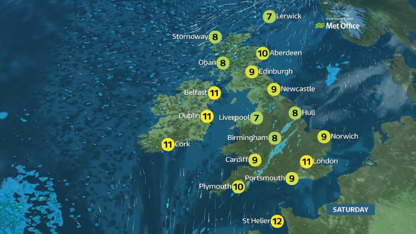 Weather: Cloudy and wet start on mainly grey day | ITV News