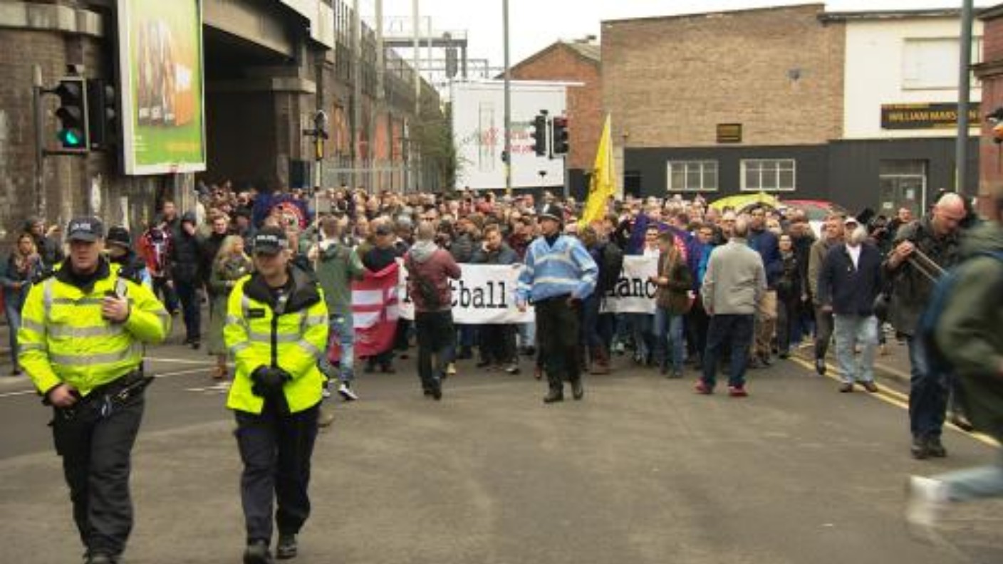 Thousands march in Birmingham to protest against extremism and ...
