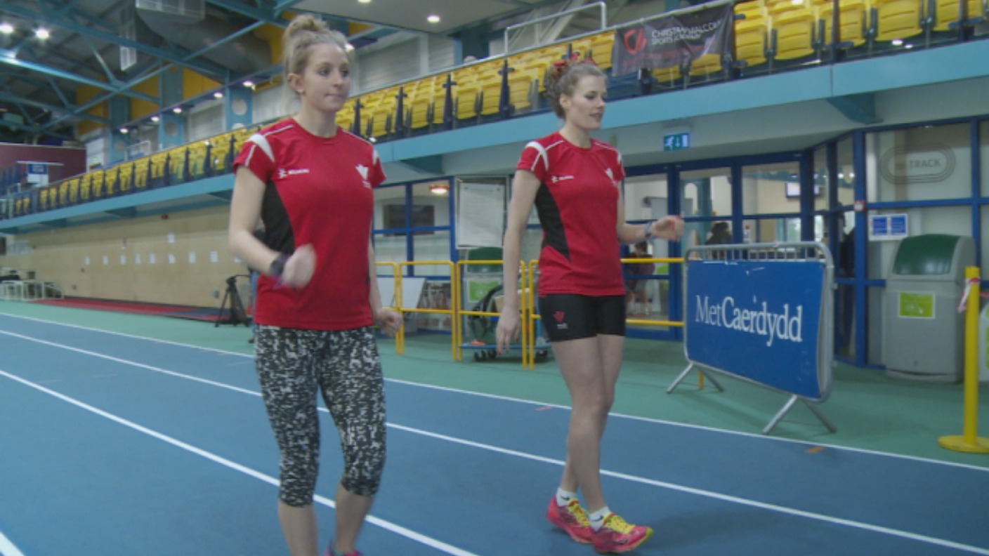 Bethan Davies and Heather Lewis are hoping to walk their way to a medal ...