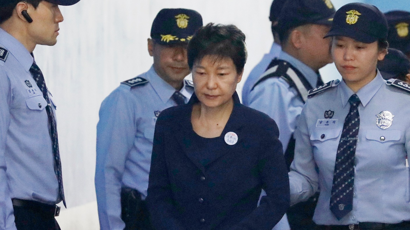 Former South Korean leader Park Geun-hye jailed for 24 years over ...