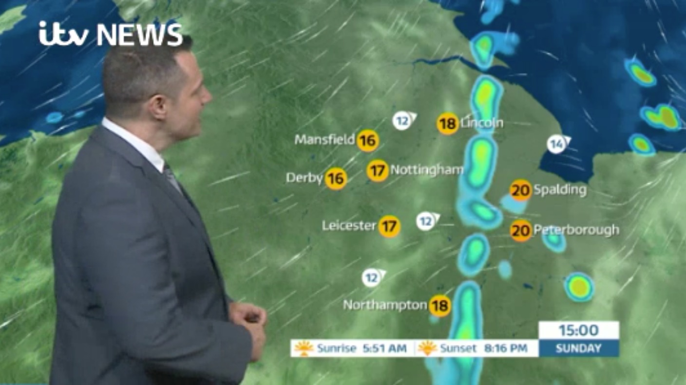East Midlands Weather: Cloudy, later rain | ITV News Central