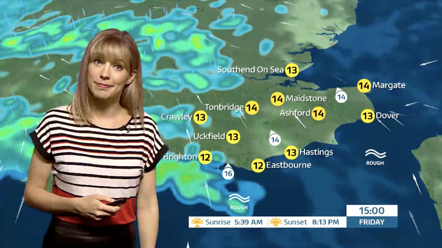 Friday's GMB weather for the east of the region | ITV News Meridian