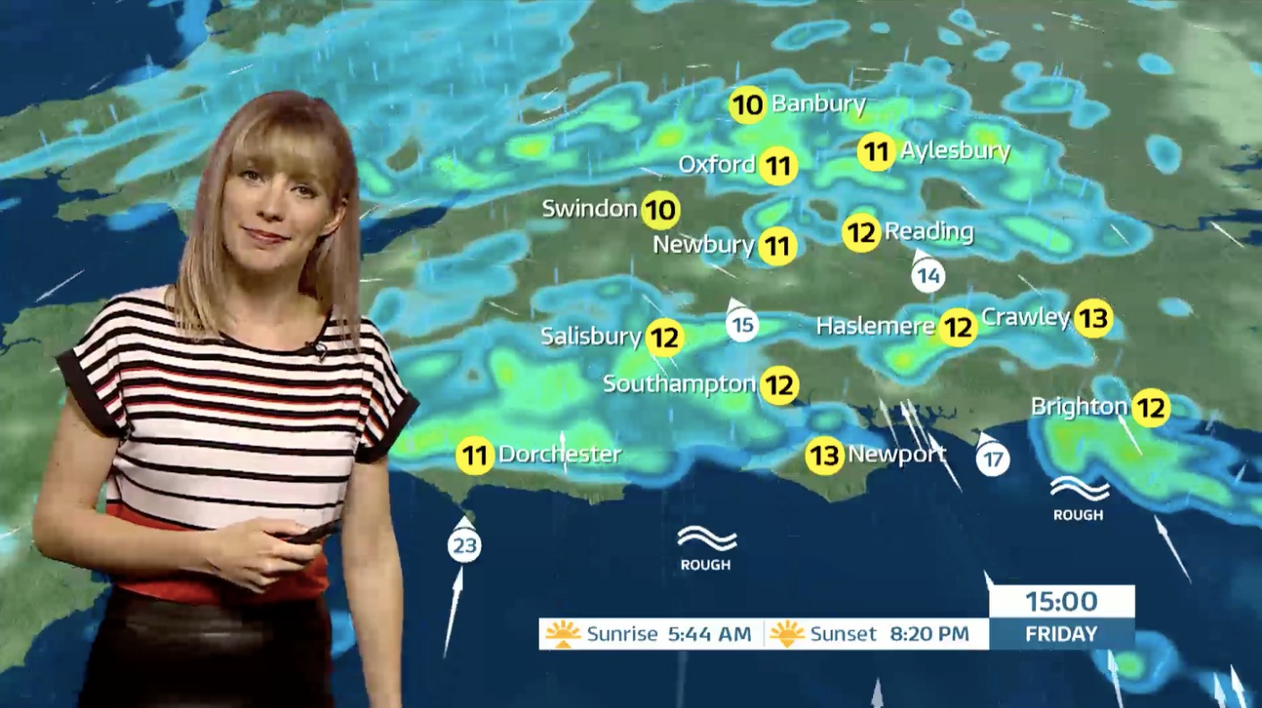 Friday's GMB weather for the west of the region | ITV News Meridian