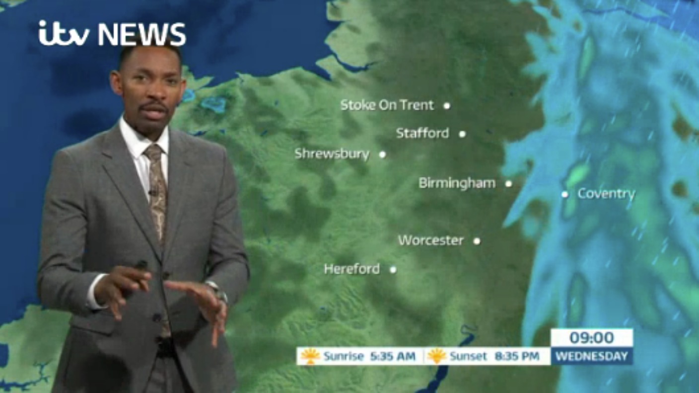 West Midlands Weather: Wet and windy, clearing later | ITV News Central