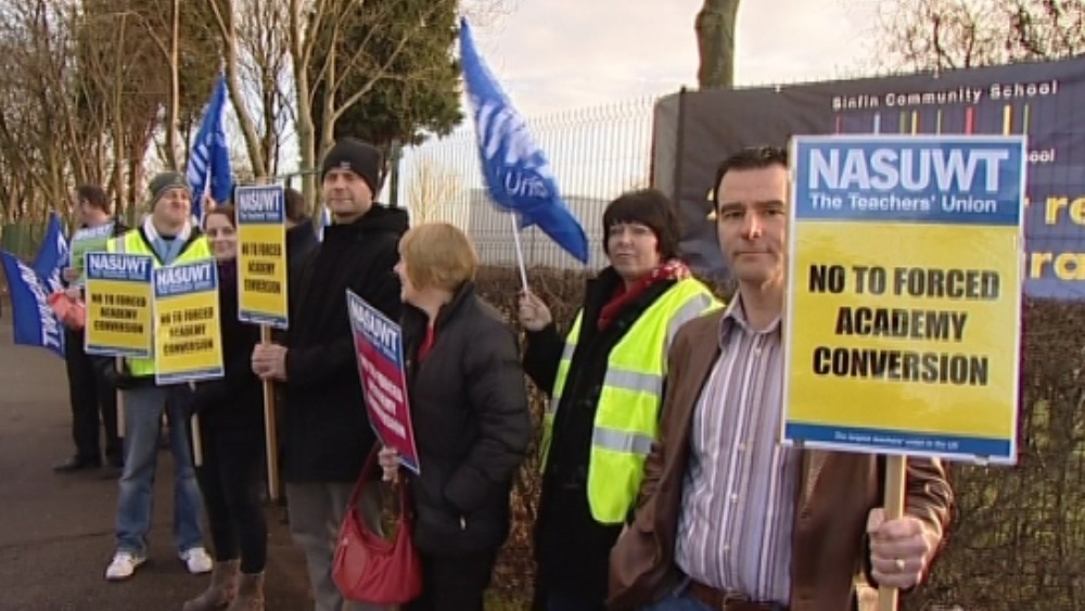 Teachers at school in Derby defend decision to go on strike | ITV News ...