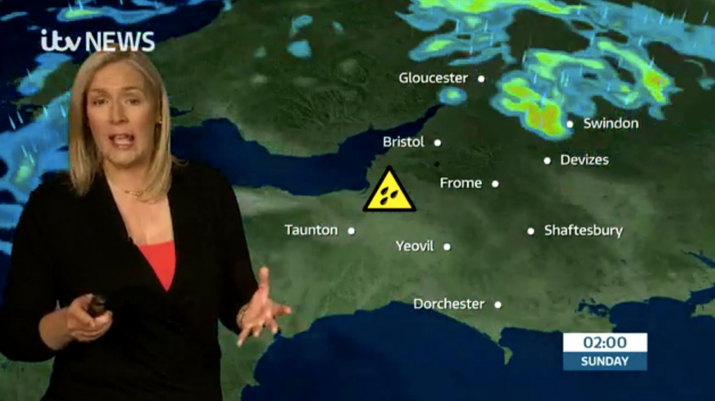 Heavy rain overnight | ITV News West Country