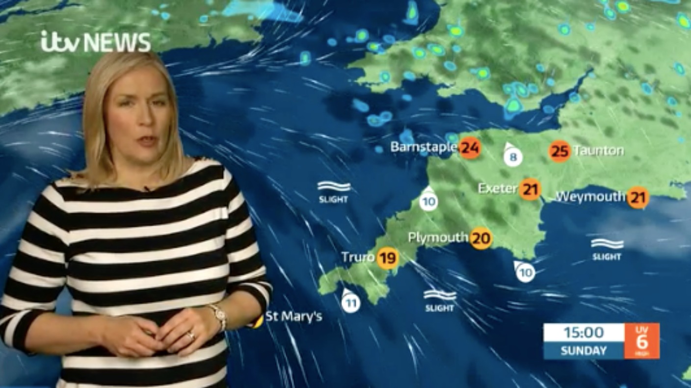 The weather today in the South West with Kate Haskell | ITV News West ...