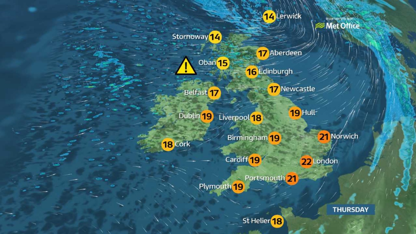 Storm Hector to bring windy start for northern areas | ITV News