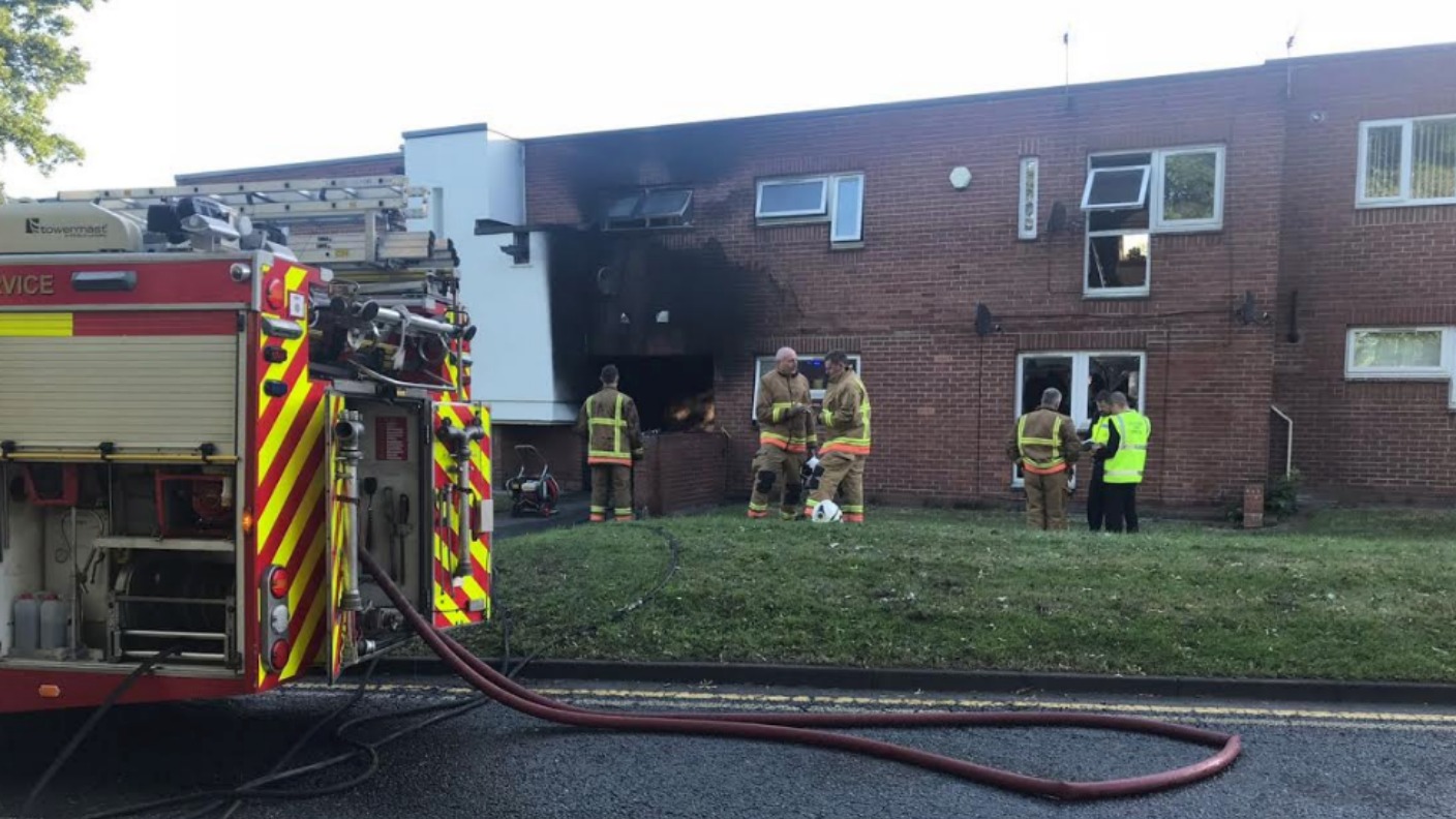 Nine escape from fire at block of flats in Gateshead | ITV News Tyne Tees