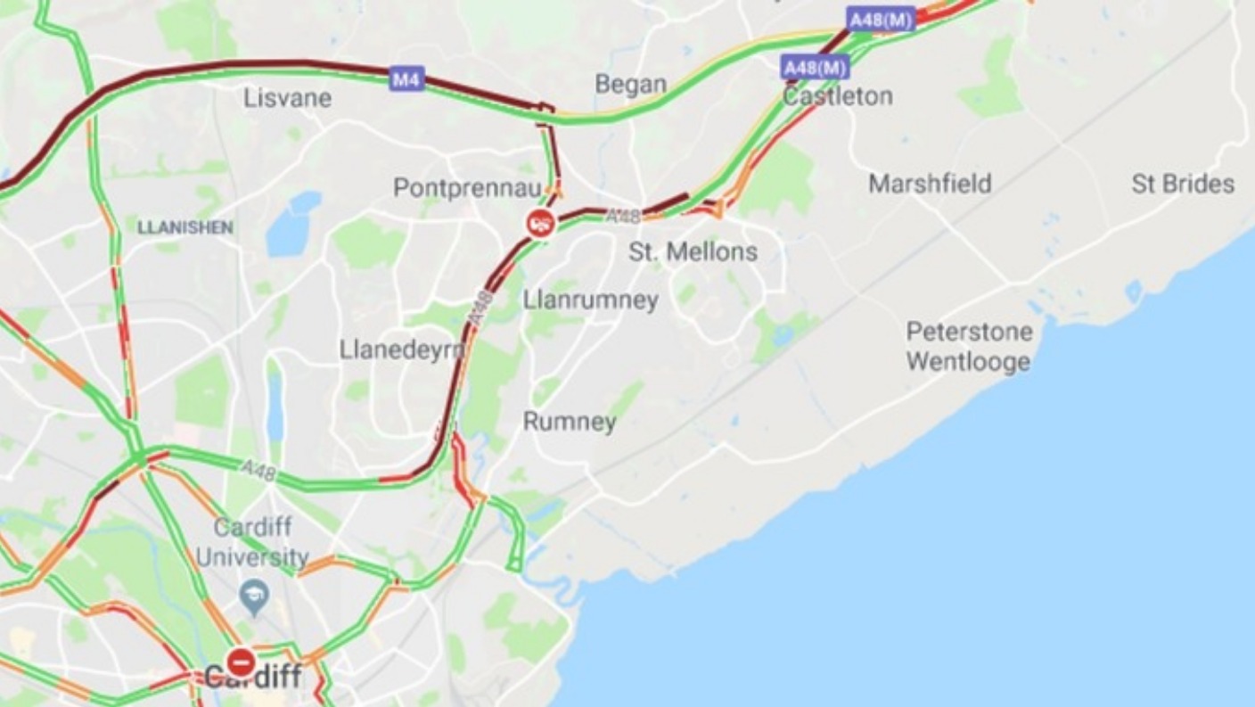 M4 reopened following serious accident between Cardiff and Newport ...