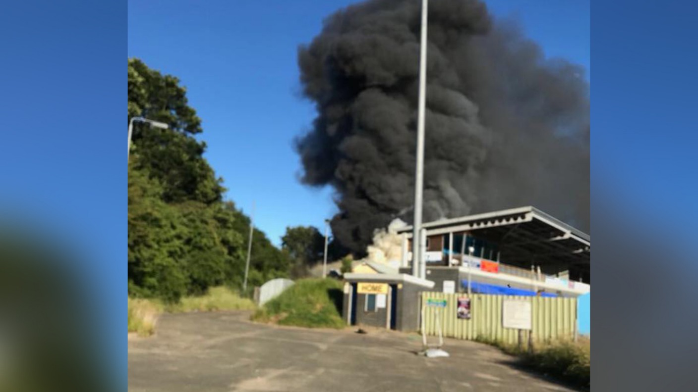 Institute Football Club stadium damaged by ‘deliberate fire’ | UTV ...