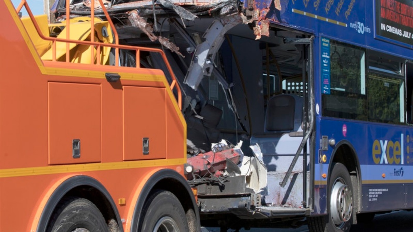 Bus driver and passenger killed in crash with lorry are named | ITV News