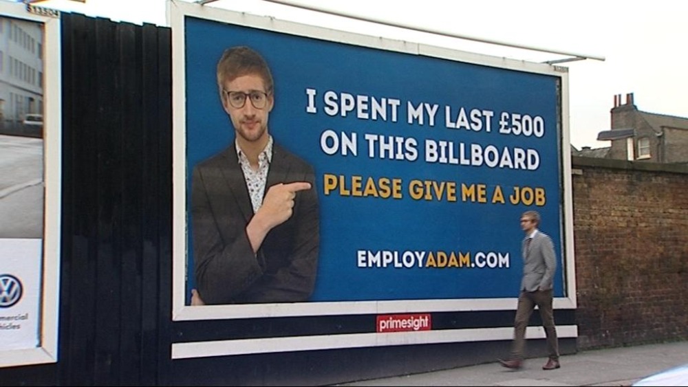 Graduate posts billboard ad in bid to get job | ITV News London