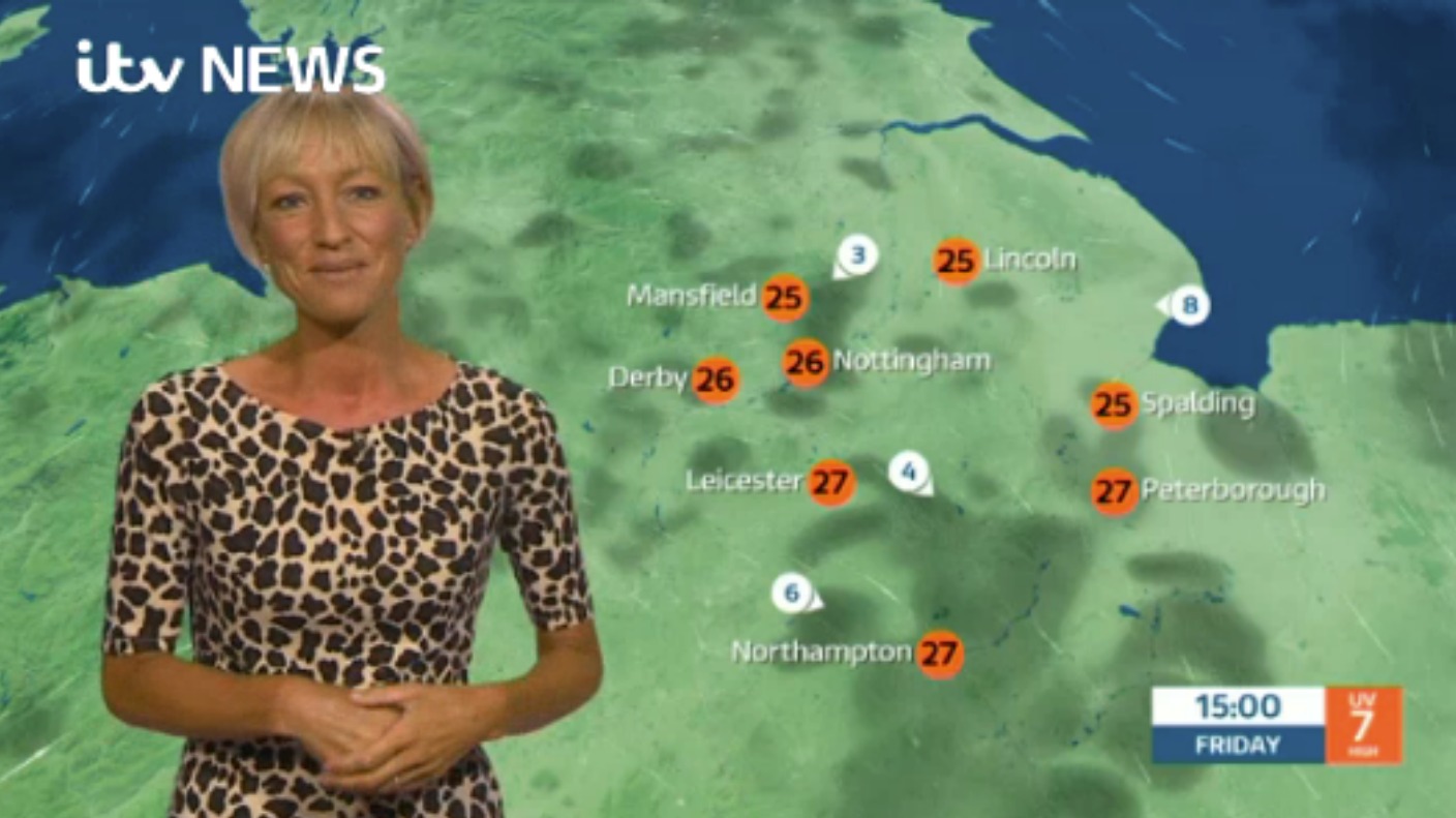 East Midlands Weather and Pollen: Very warm and dry | ITV News Central